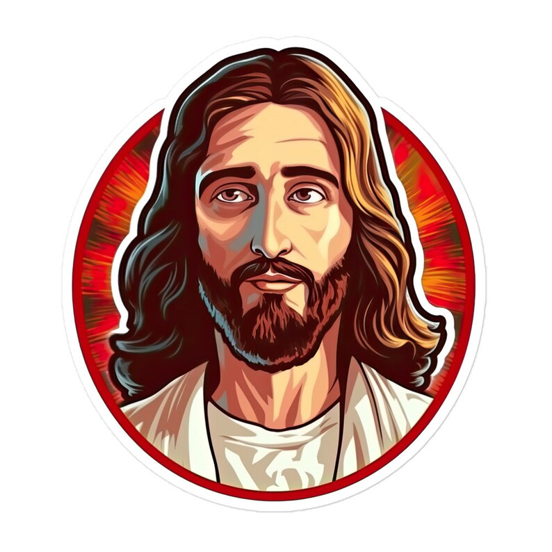 Miraculous Healing of Jesus Christ Decal for Comfort and Peace | Cute ...
