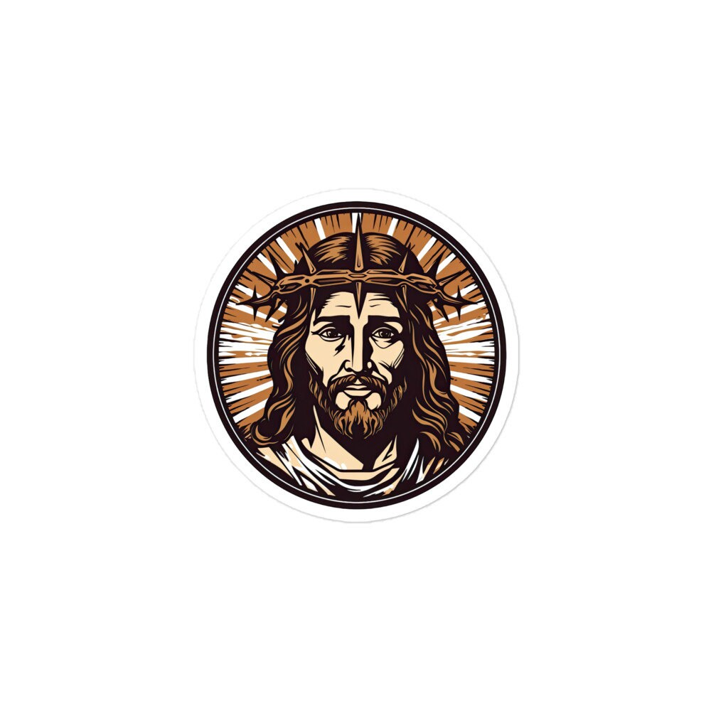 Faithful Jesus Christ Vinyl Sticker for Personal Belongings - Etsy