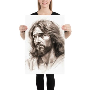 Jesus Christ Portrait, Art to Show Your Faith, Beautiful Addition to ...