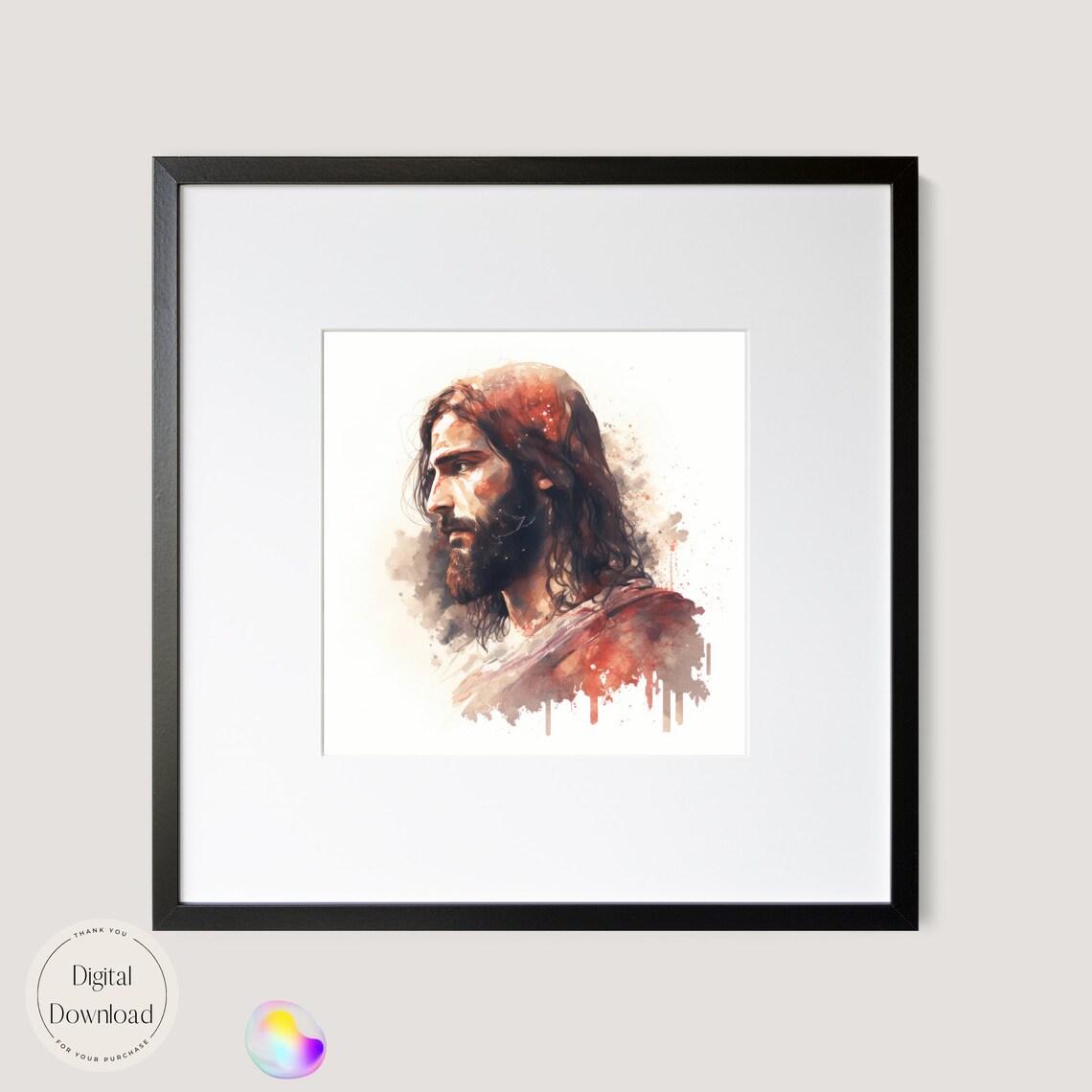 Jesus Christ Religious Printable Art 235 | Instant Download | Spiritual ...