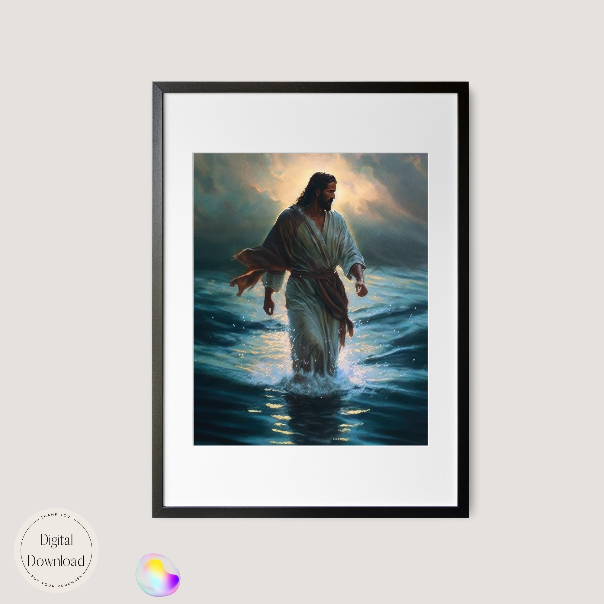 Jesus Christ Religious Printable Art 171 | Instant Download | Messiah's ...