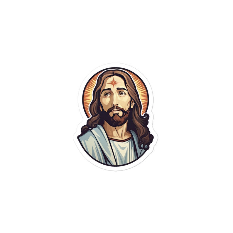 Divine Intercession of Jesus Christ Vinyl Sticker for Prayerful Moments ...
