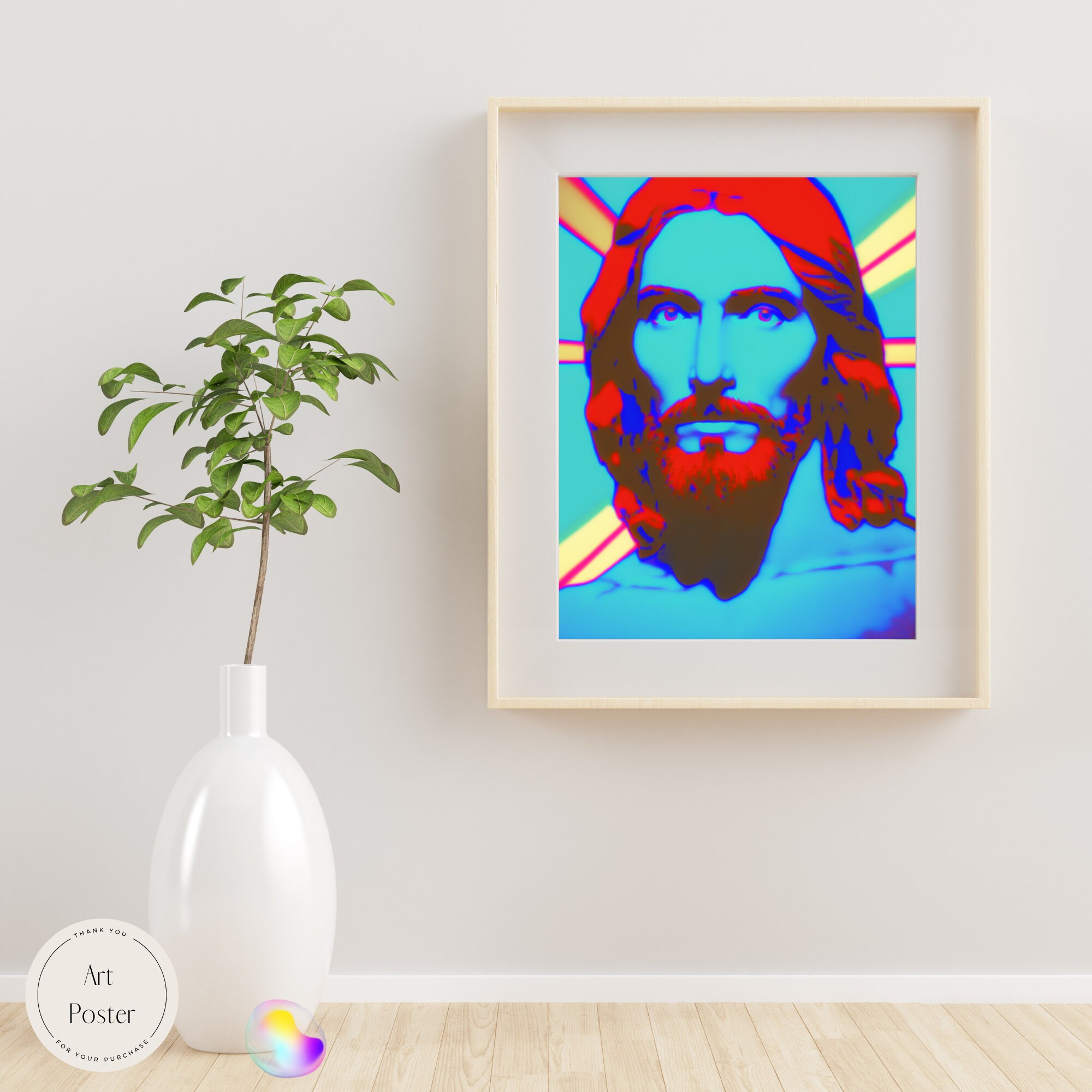 Jesus Christ Portrait, Art to Show Your Faith, Beautiful Addition to ...