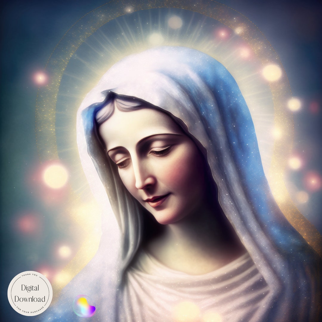 Virgin Mary Religious Printable Images | Mother Mary Religious ...