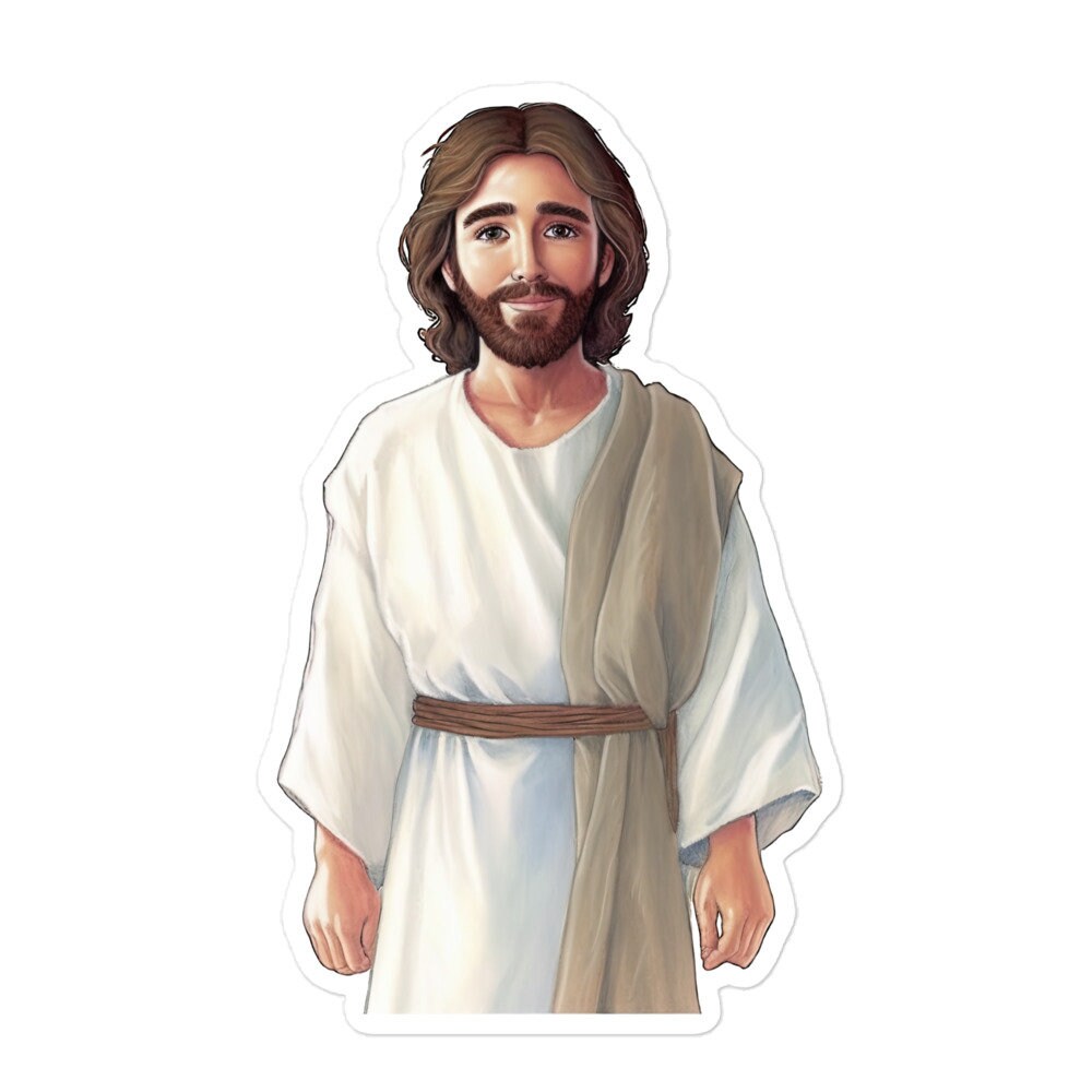 Glorious Resurrection Sticker for Faith-based Projects Cute Jesus ...