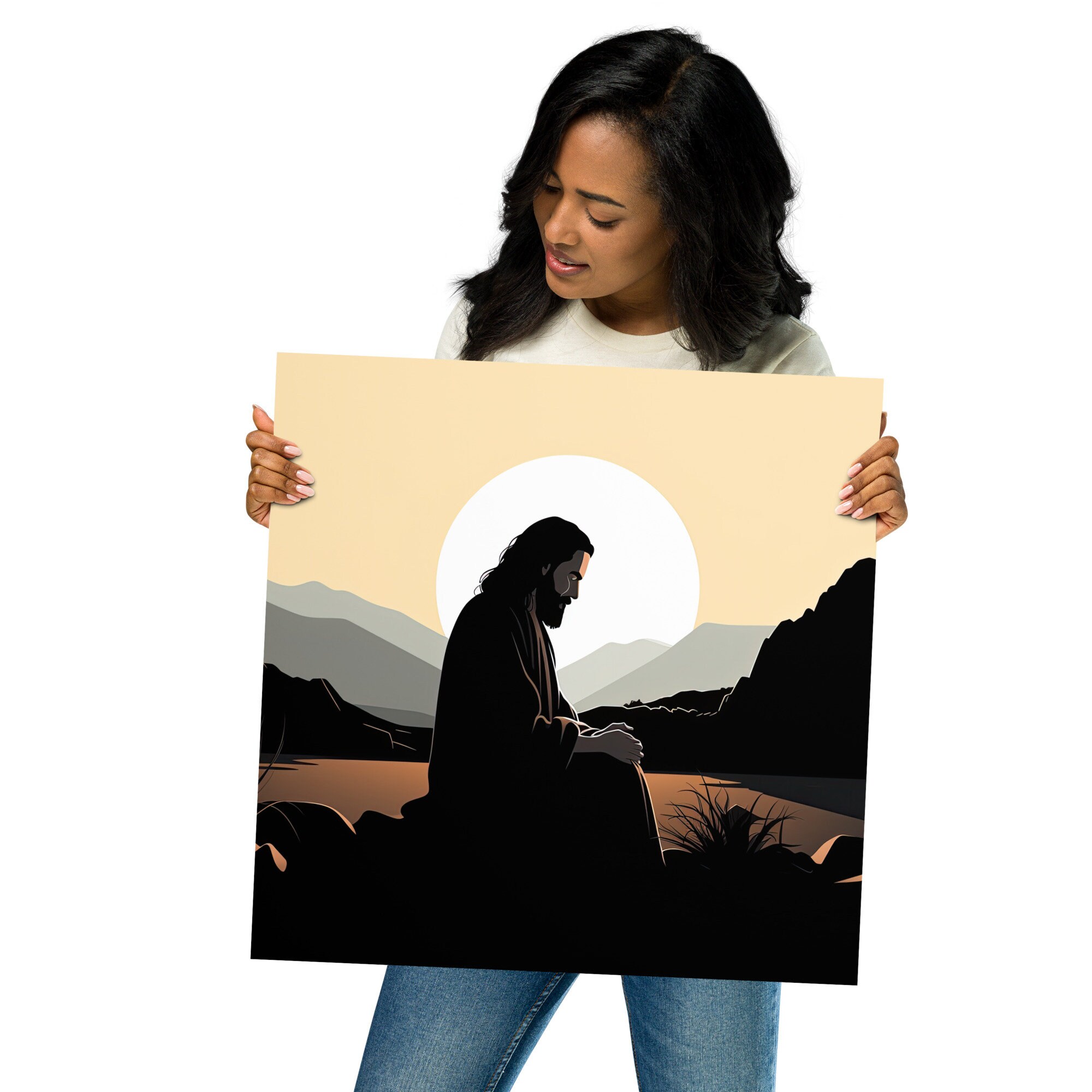 Graceful Redeemer: Jesus Poster Easter Resurrection Art Christian ...