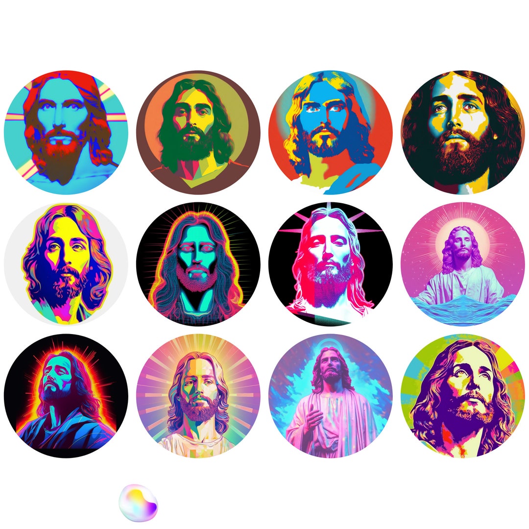 12x Jesus Christ Sticker Sheet 11 | Jesus Decals | Perfect for ...