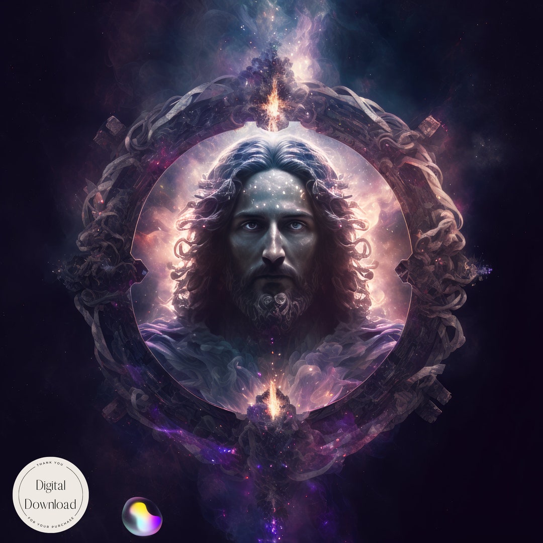 Jesus Christ Religious Printable Art 267 | Instant Download | Messiah's ...