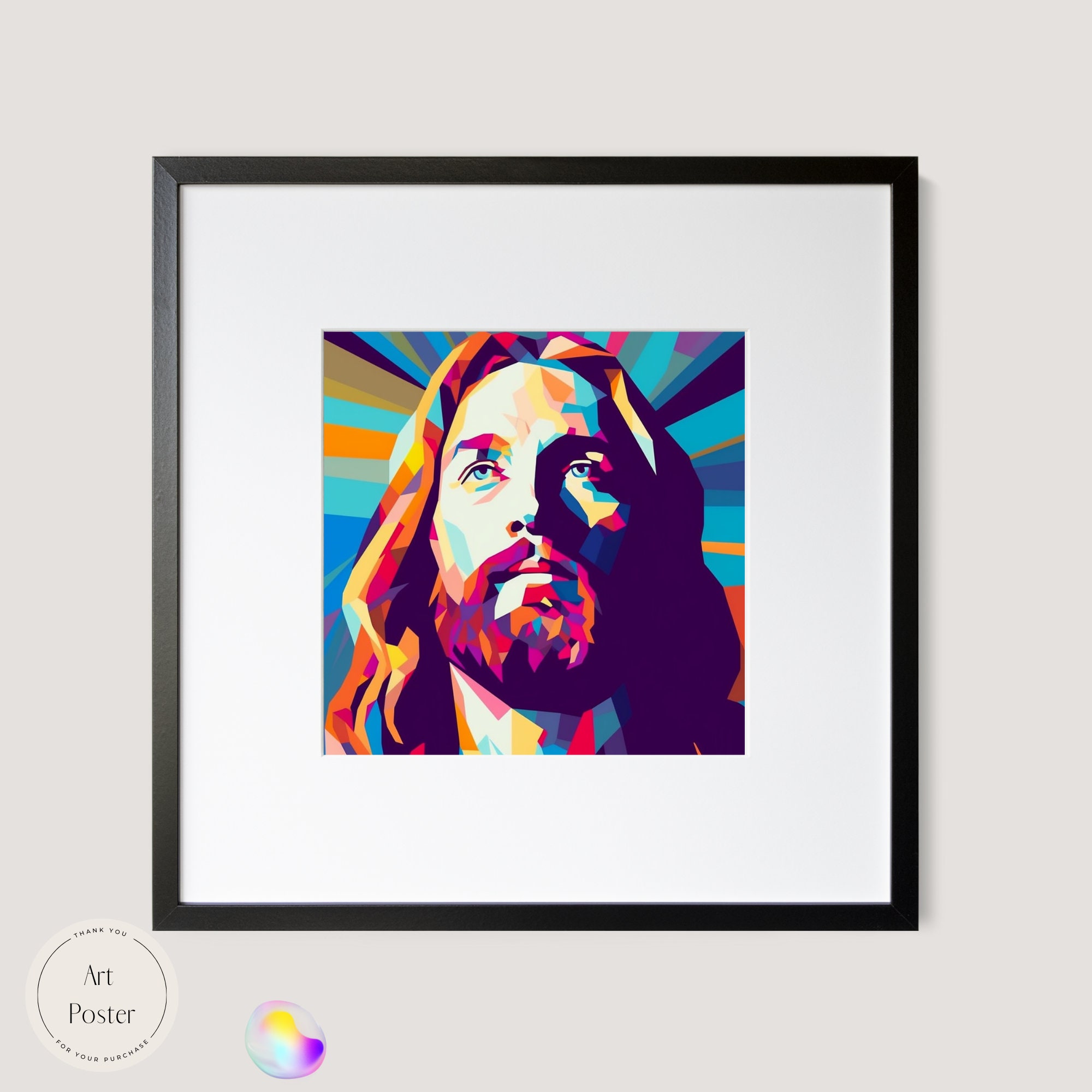 Jesus Christ, Light of Hope: Religious Poster Christmas Miracle Easter ...