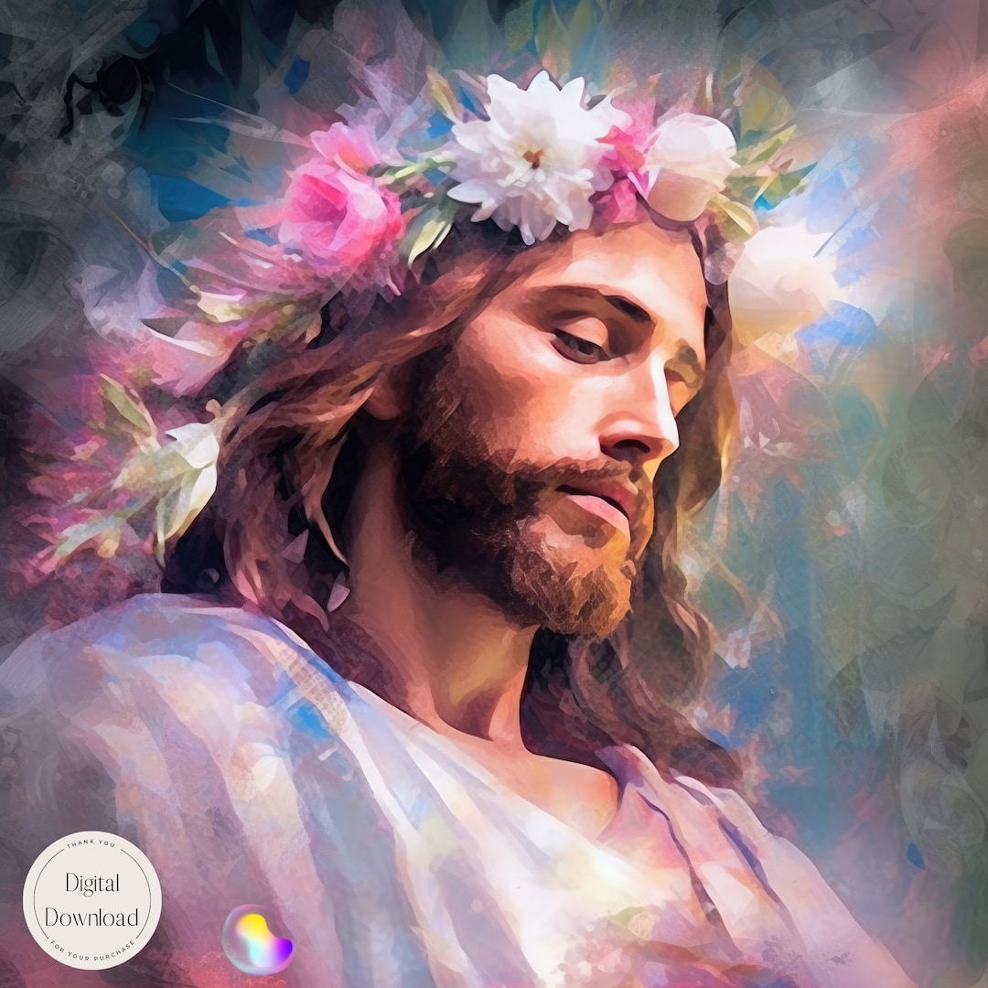 Jesus Christ Religious Printable Art 350 | Instant Download | Redeemer ...