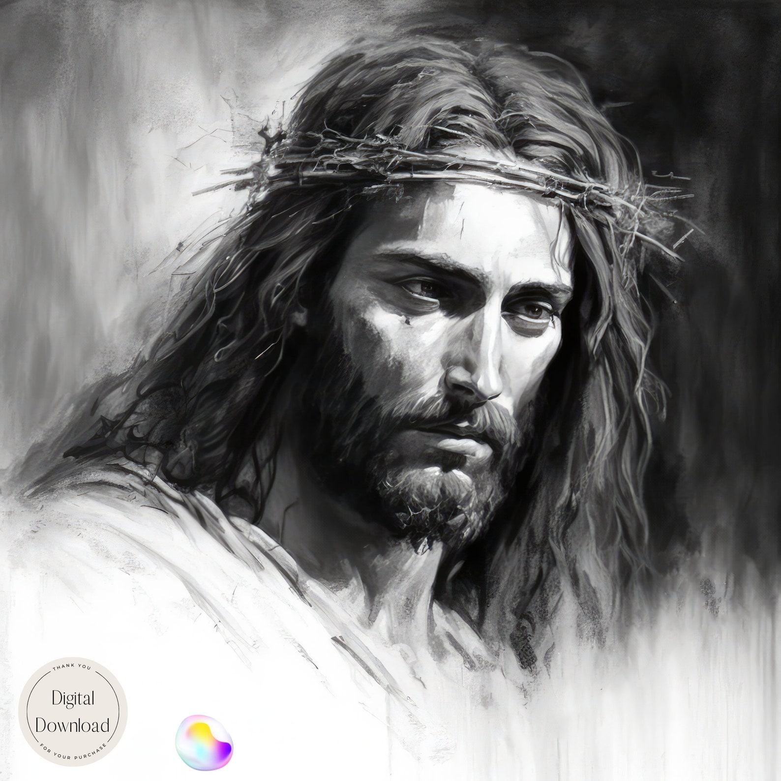Jesus Christ Religious Printable Art 114 | Instant Download | Divine ...