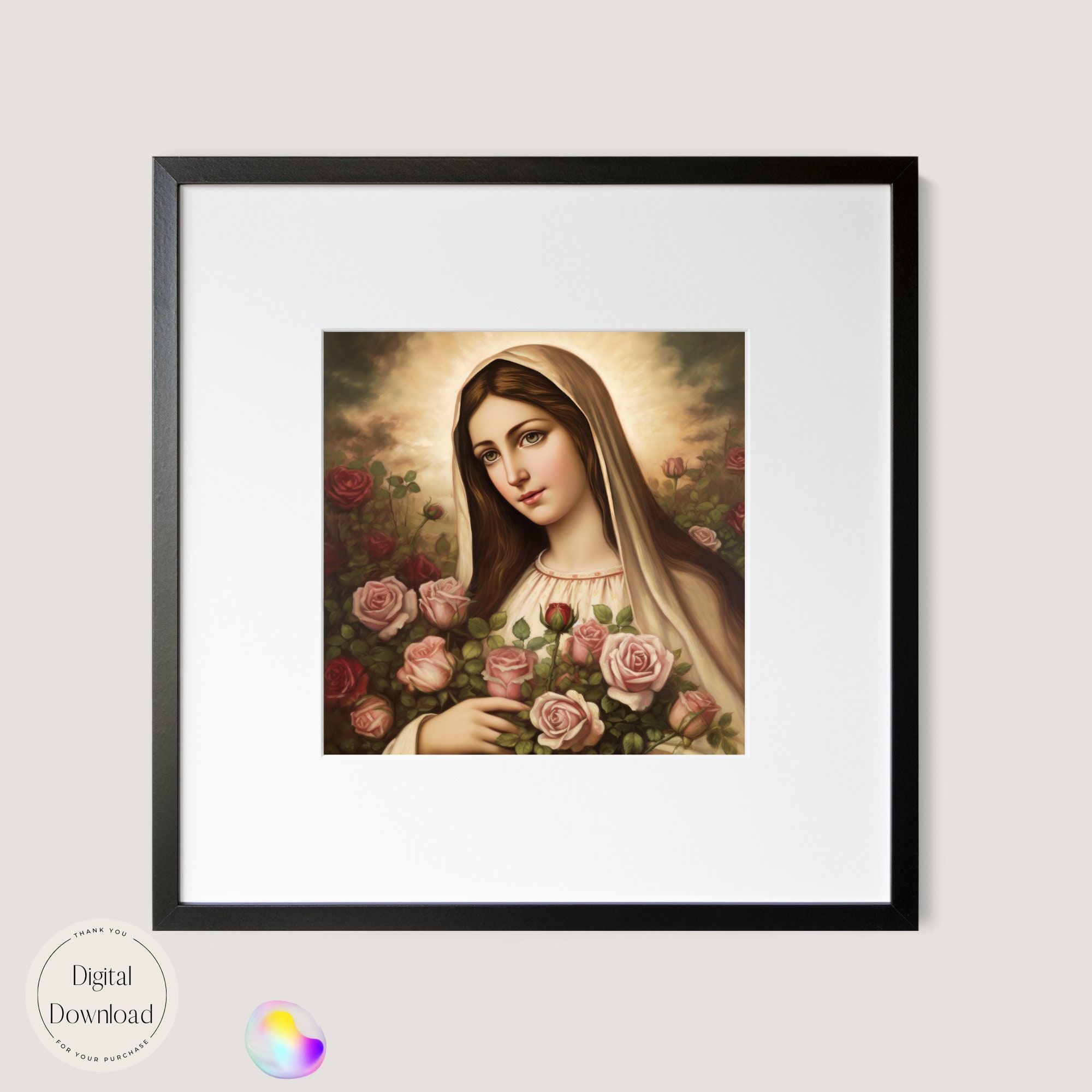 Miracle of Mary Printable Images Divine Mother Mary Graceful Prints ...