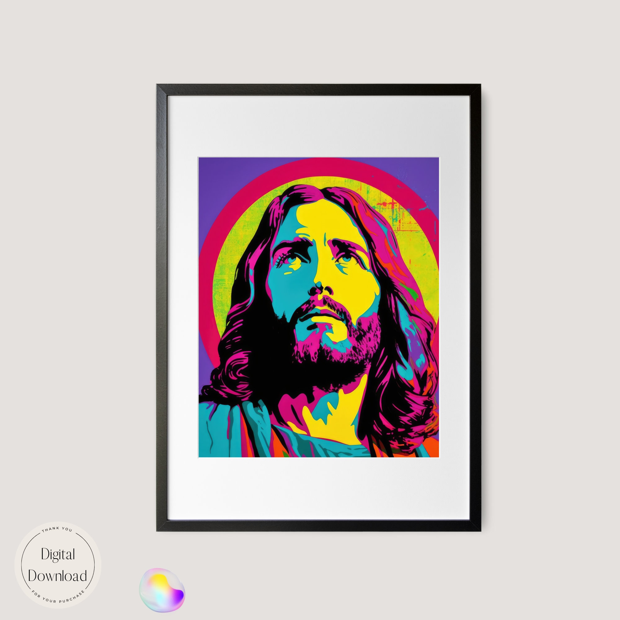 Jesus Christ Religious Printable Art 8 | Instant Download | Heavenly ...