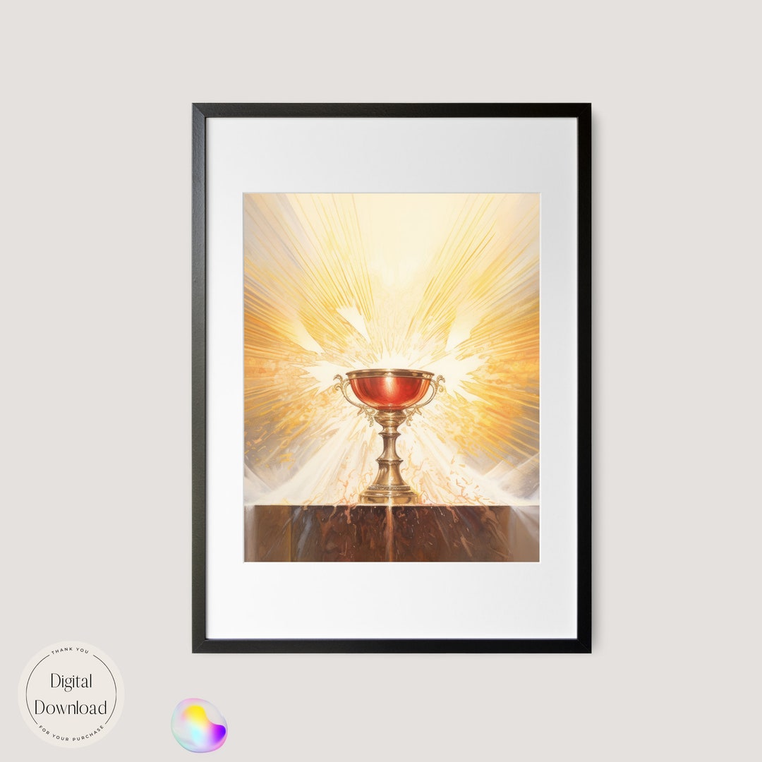 Eucharist Printable Art 7 | Instant Download | Religious Eucharist ...