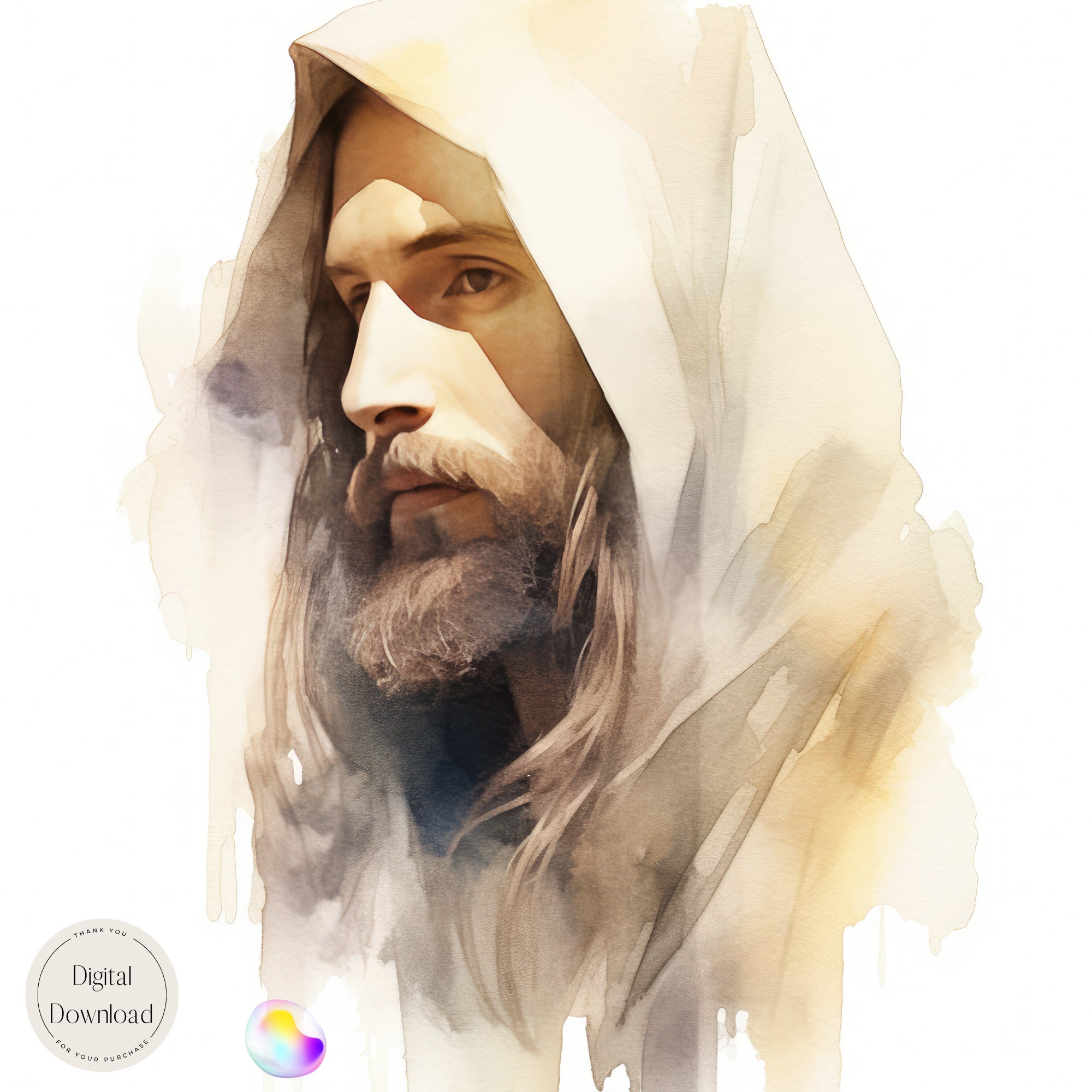 Jesus Christ Religious Printable Art 72 Instant Download - Etsy