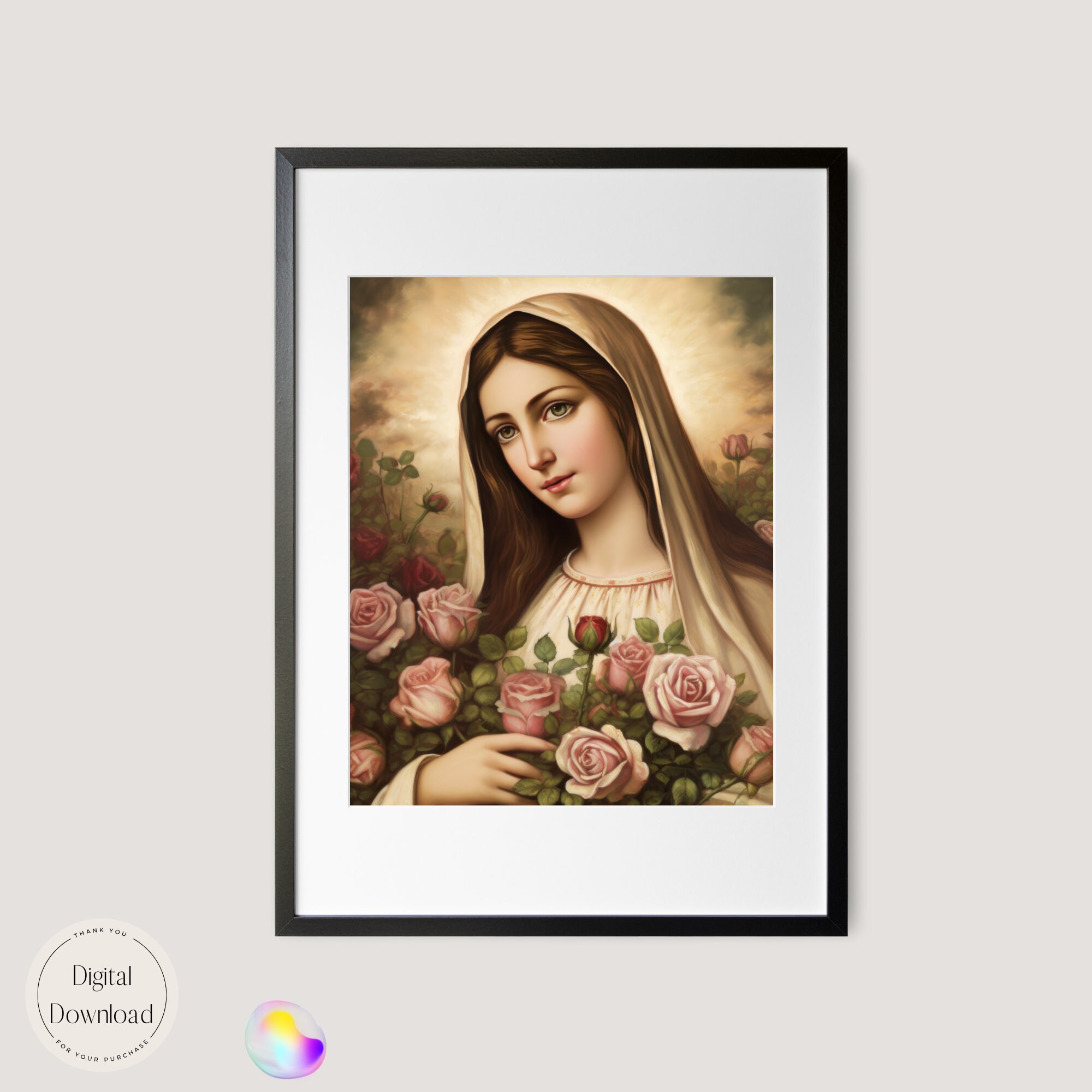 Miracle of Mary Printable Images Divine Mother Mary Graceful Prints ...
