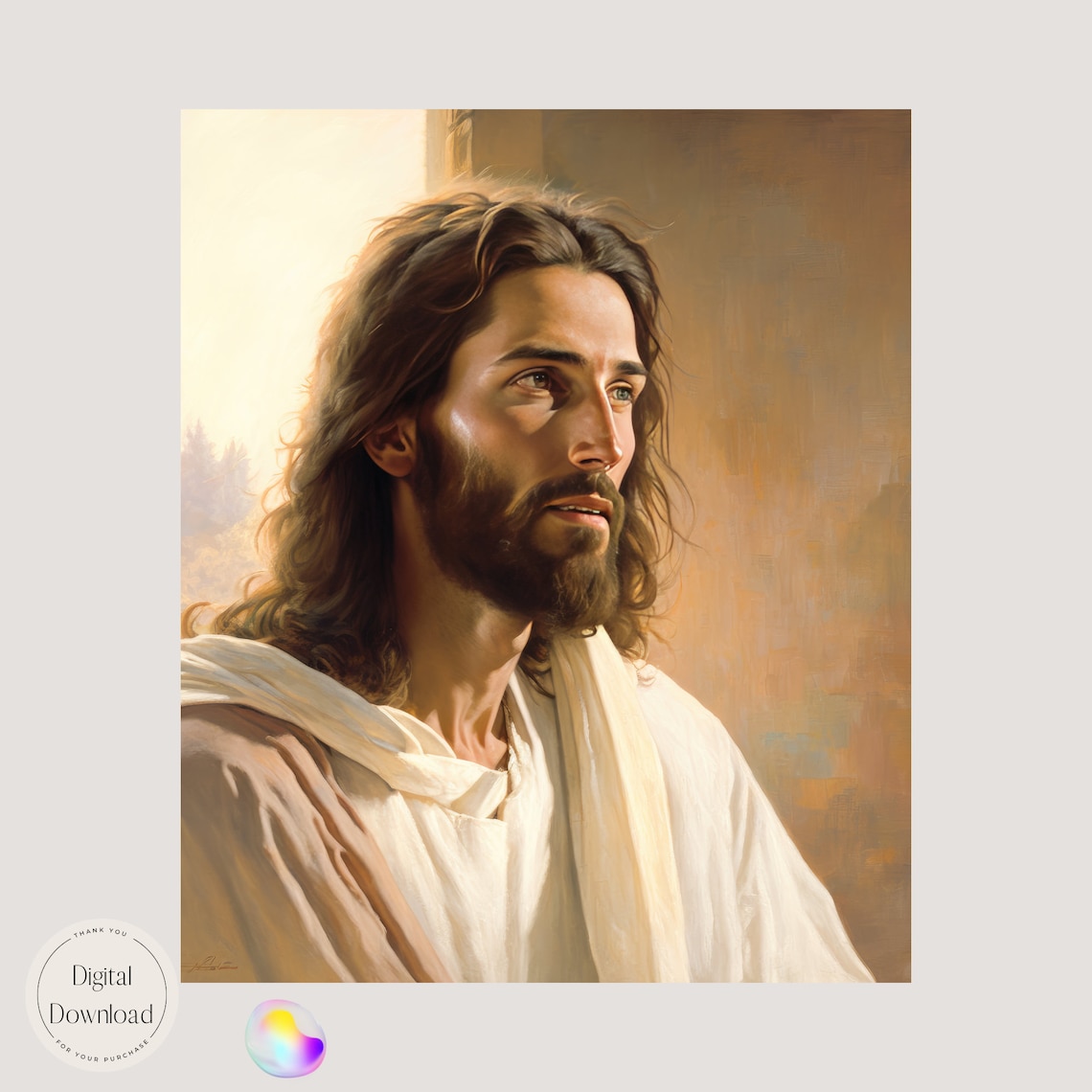 Jesus Christ Religious Printable Art 254 Instant Download Sacred Heart ...