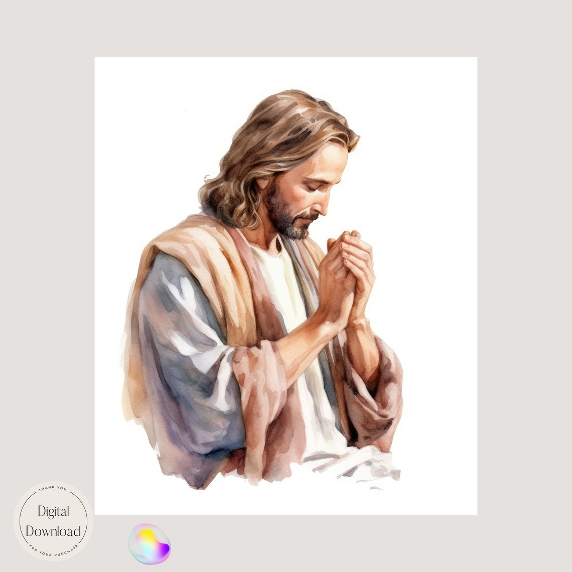 Jesus Christ Religious Printable Art 386 Instant Download Sacred ...