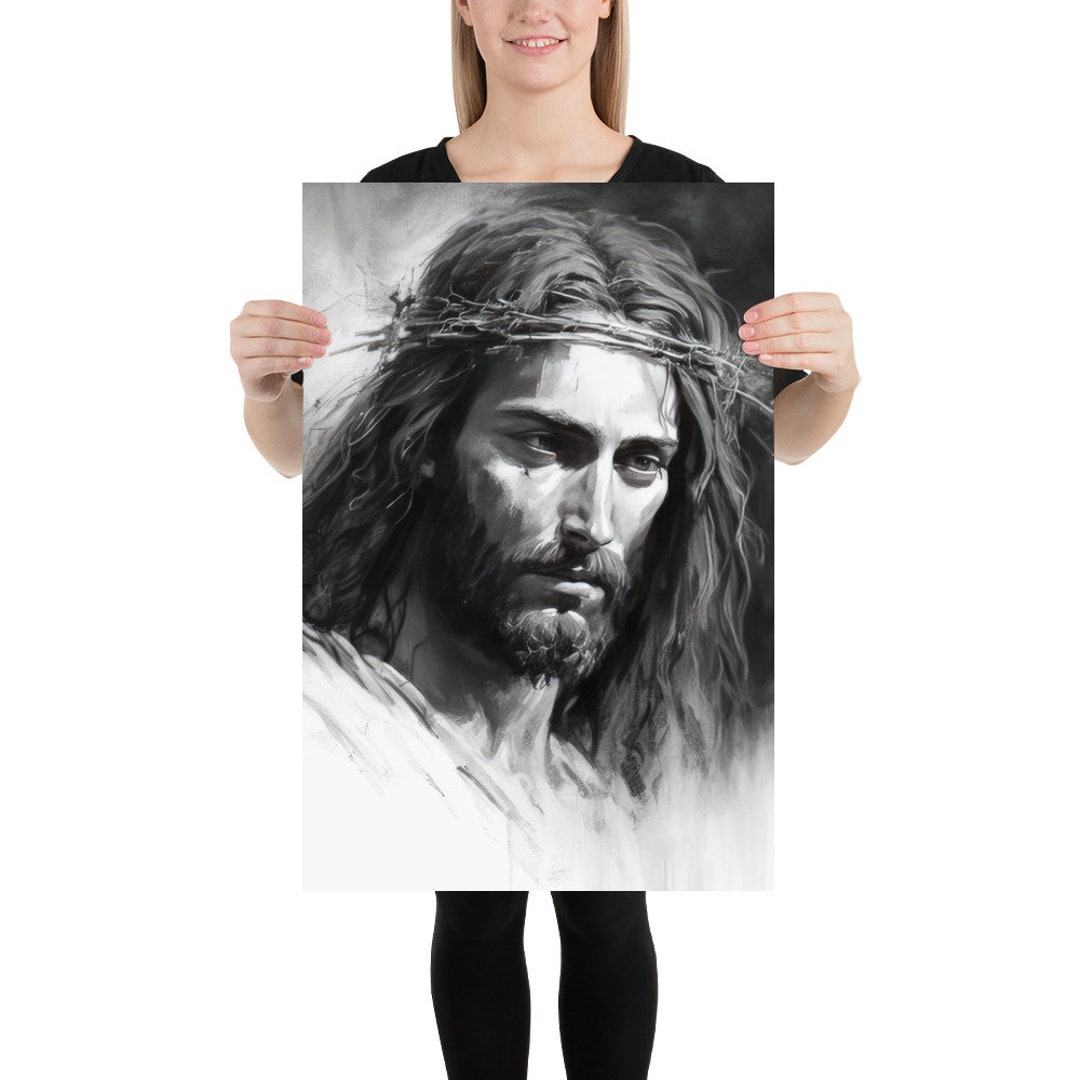 Jesus Christ Portrait, Art to Show Your Faith, Beautiful Addition to ...