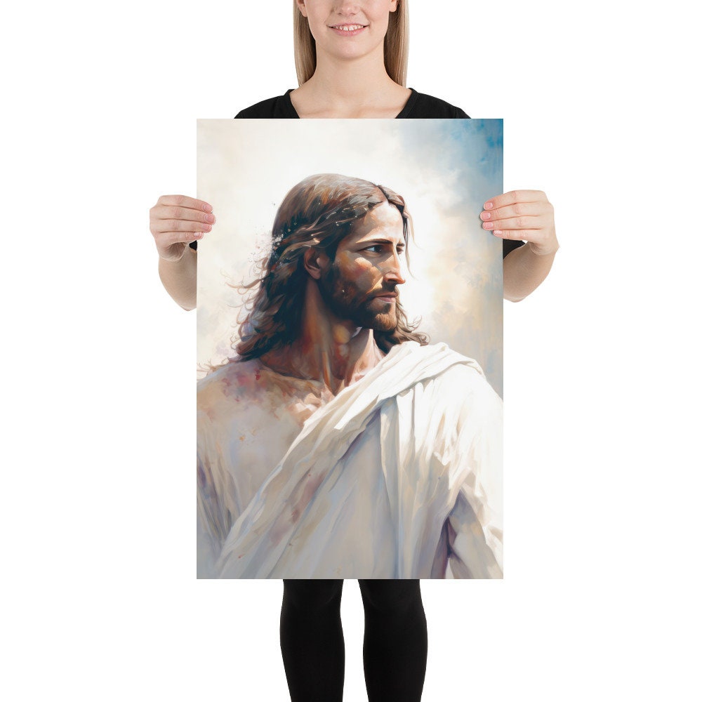 Christ the Redeemer Portrait Religious Art Christian Wall Decor ...