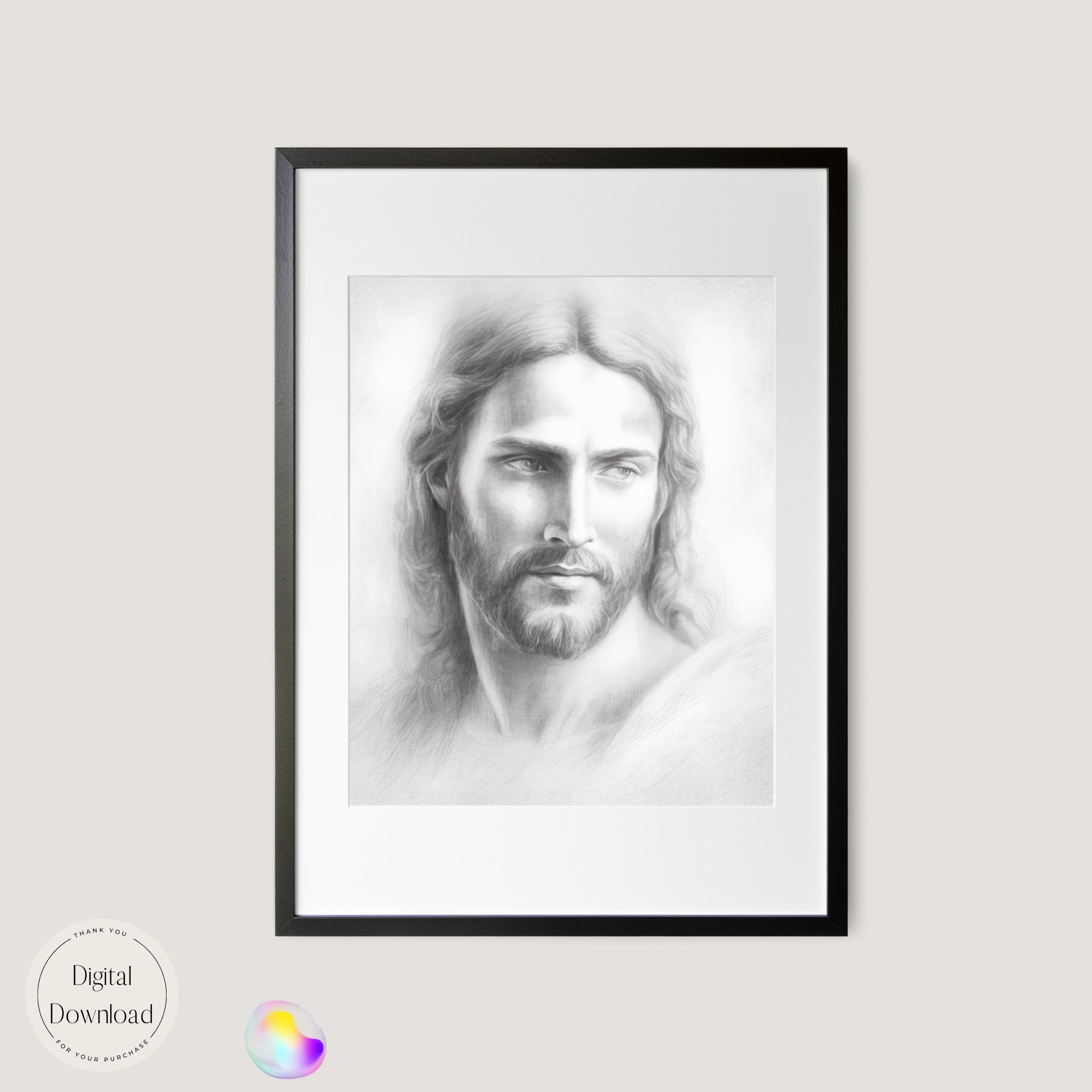 Jesus Christ Religious Printable Art 264 Instant Download Messiah's ...