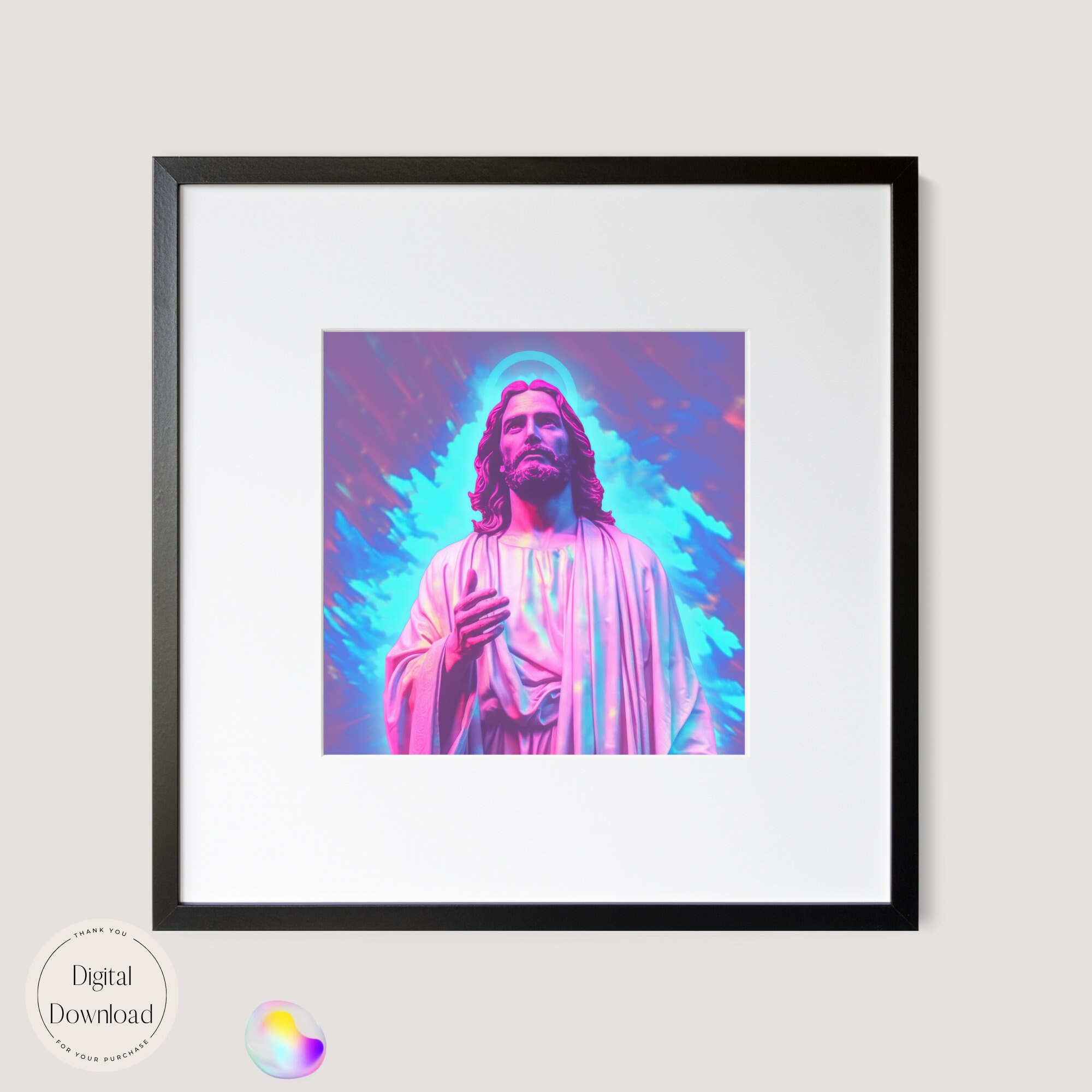 Jesus Christ Religious Printable Art 205 Instant Download Messiah's ...