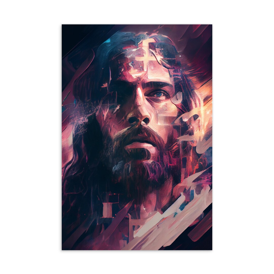 The Son of God: Portrait of Jesus Christ 4x5 in Standard Postcard - Etsy