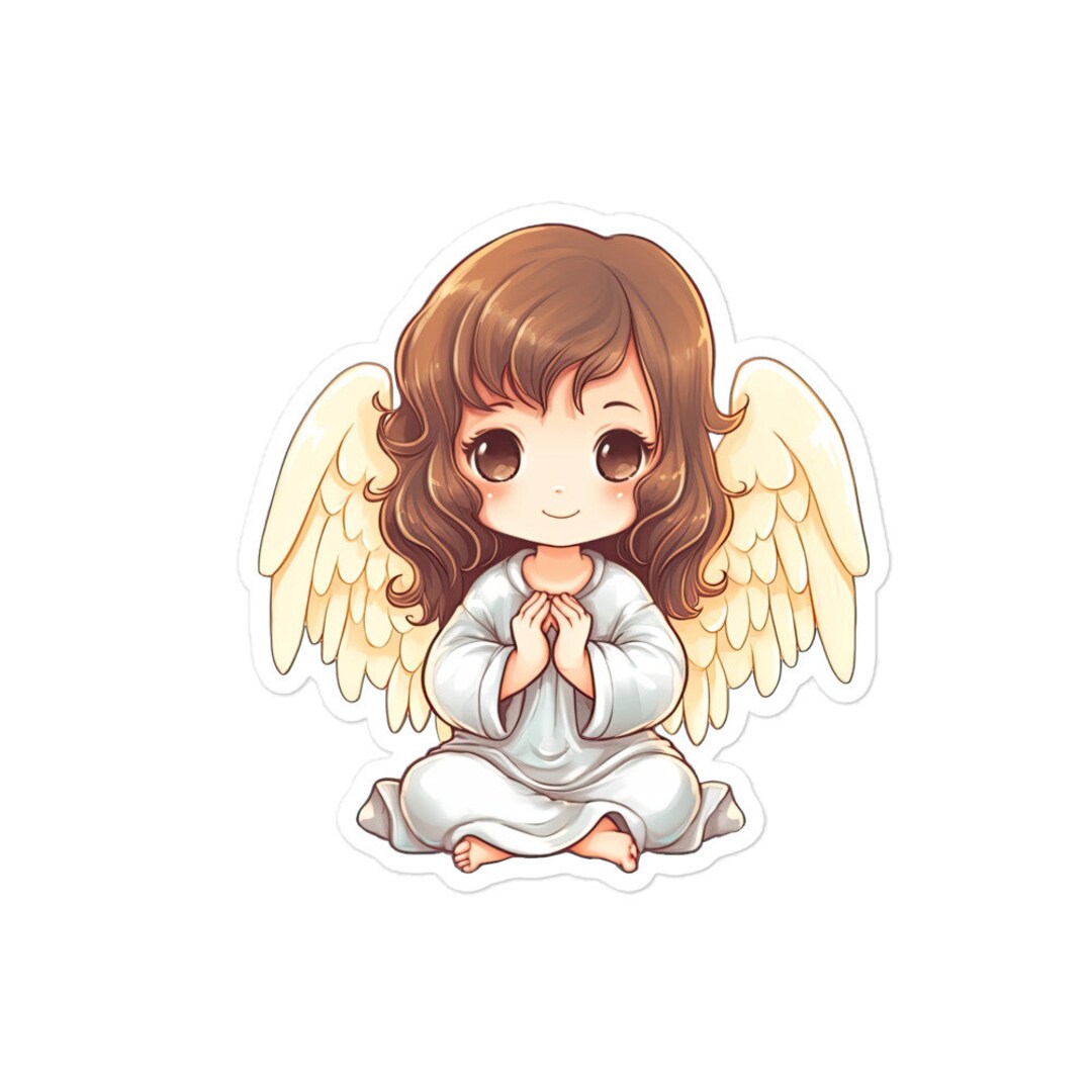 Angel Wings Sticker - Spiritual Symbol of Grace and Inspiration | Kiss ...