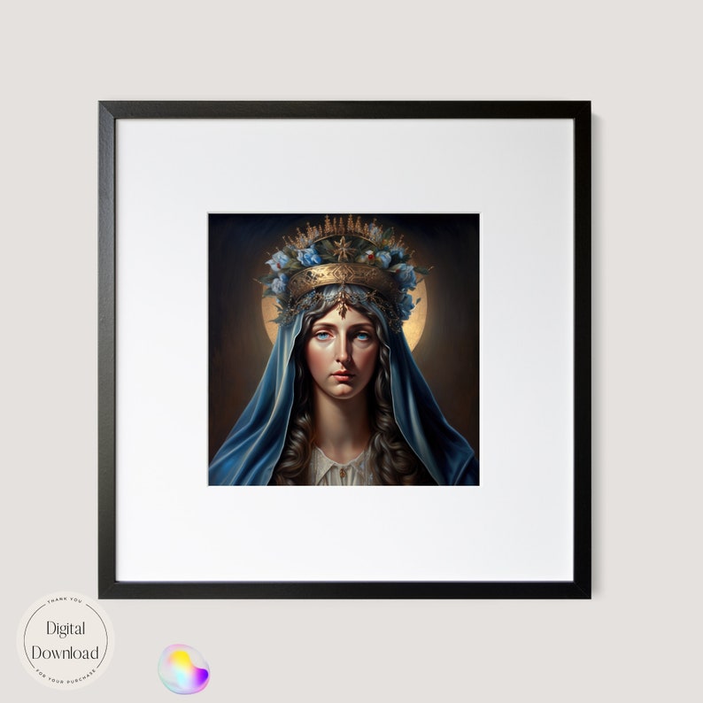 Virgin Mary Religious Printable Images | Mother Mary Religious ...