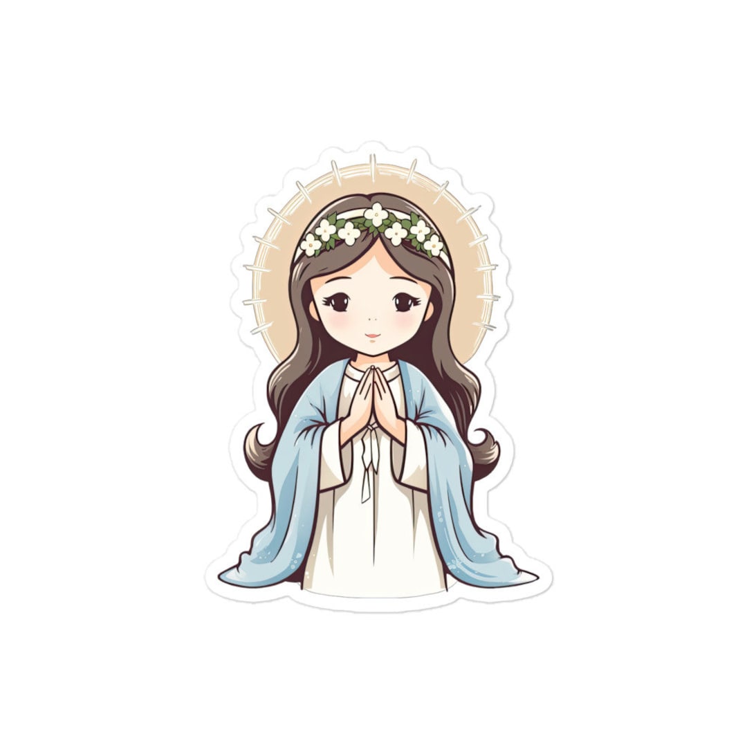 Holy Rosary Sticker for Spiritual Accessories | Kiss-cut & Bubble-free ...