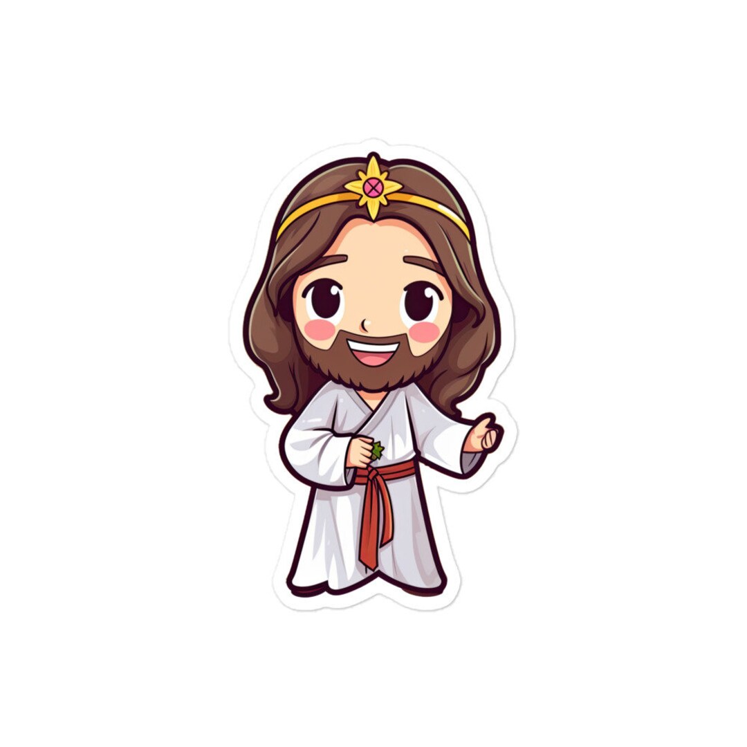 Redeemer of Souls Decal for Spiritual Reflection Cute Jesus Sticker ...