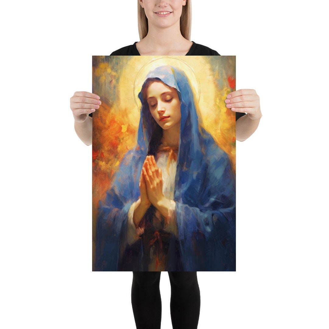 Art Poster | Adventurous Virgin Mary: Marian Art for Special Occasions ...