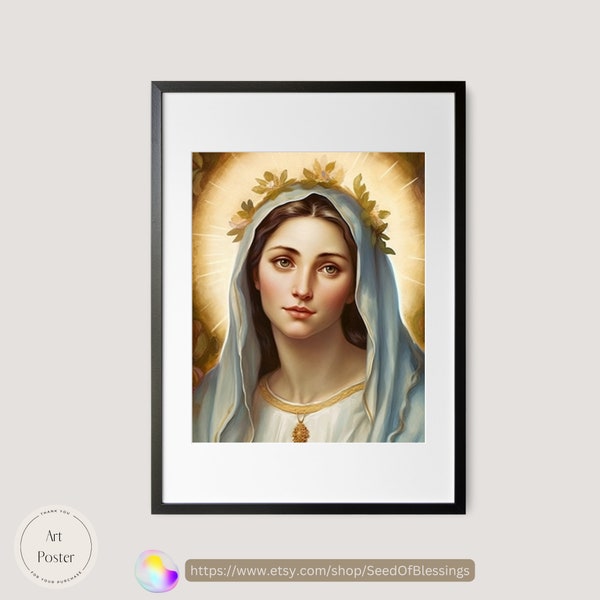 Our Lady of Fatima Poster - Etsy