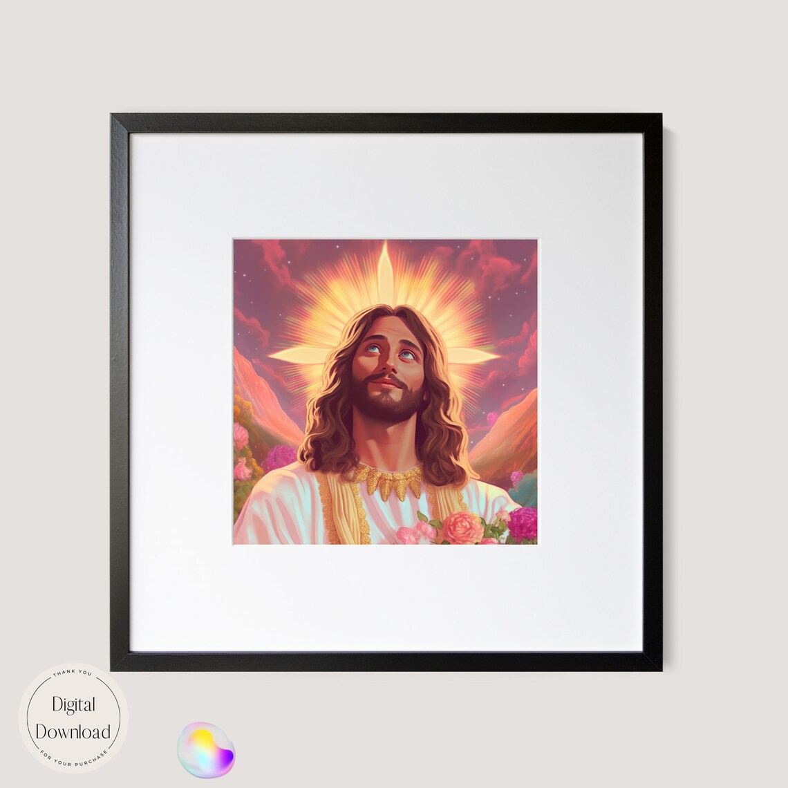 Jesus Christ Religious Printable Art 88 | Instant Download | Faithful ...