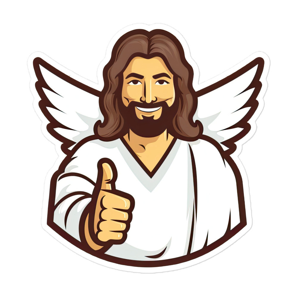 Glorious Salvation Through Jesus Christ Sticker for Redemption Cute ...