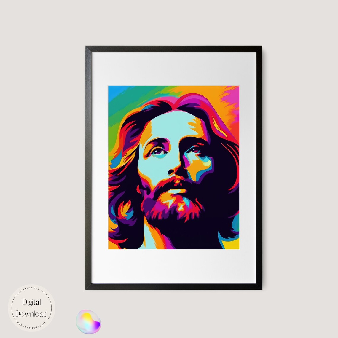 Jesus Christ Religious Printable Art 2 | Instant Download | Sacred ...