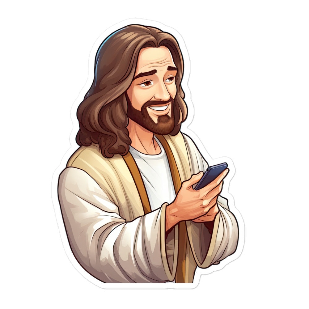 Heavenly Light of Jesus Christ Decal for Sacred Decor Cute Jesus ...