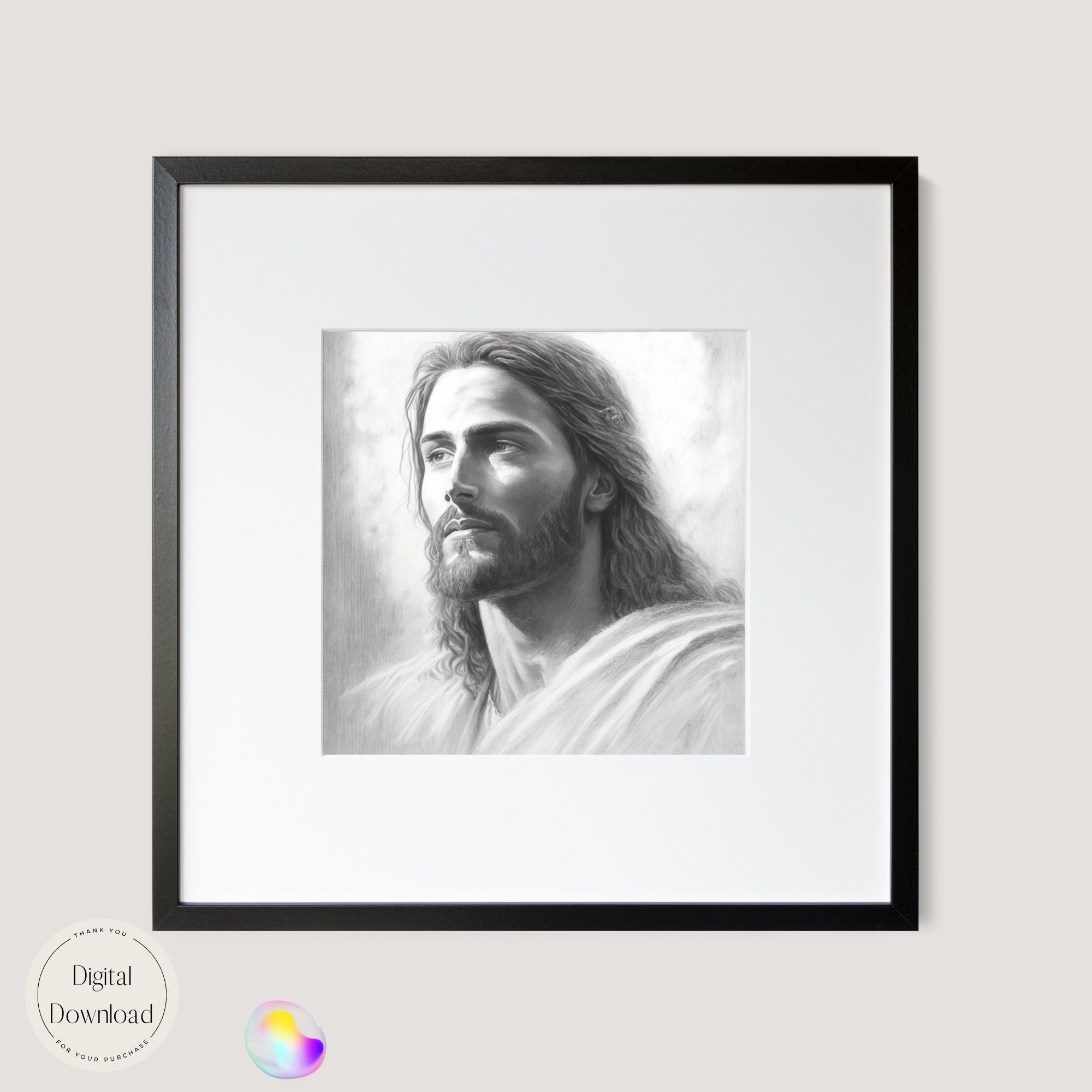 Jesus Christ Religious Printable Art 37 | Instant Download | Eternal ...