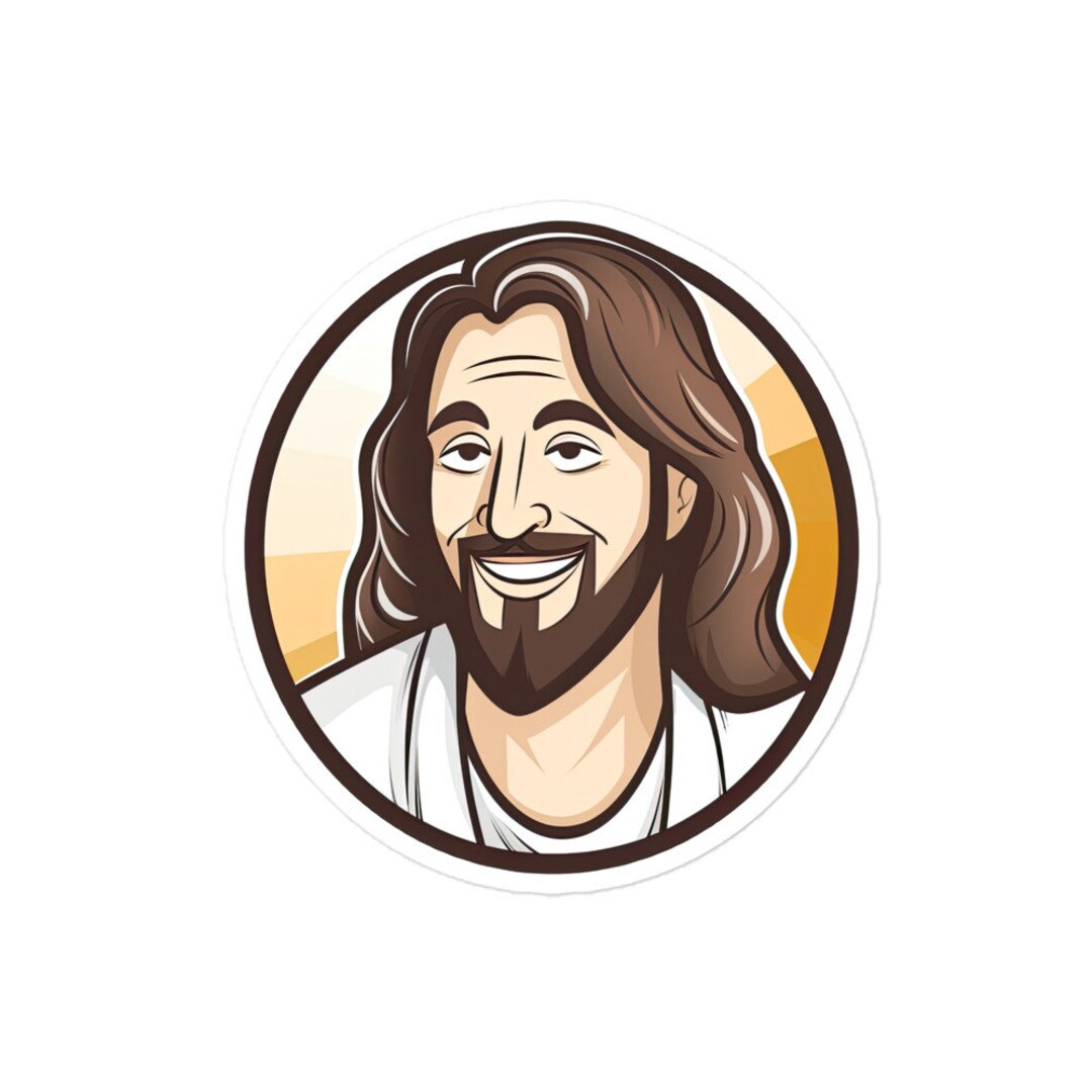 Holy Spirit-guided Jesus Christ Decal for Spiritual Reflection | Cute ...