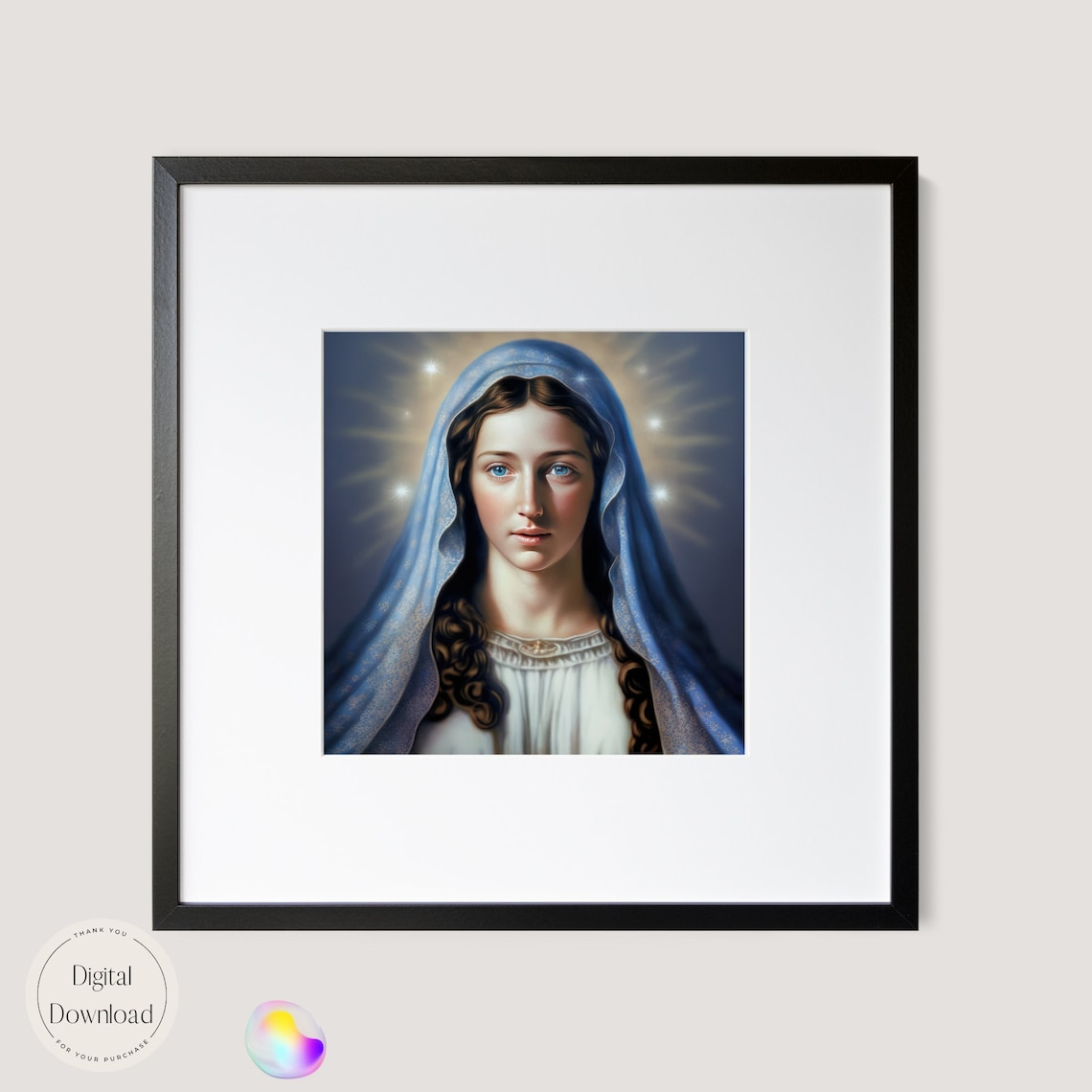 Holy Mary Devotion Scene Prints Mother Mary Religious Printable Art 39 ...