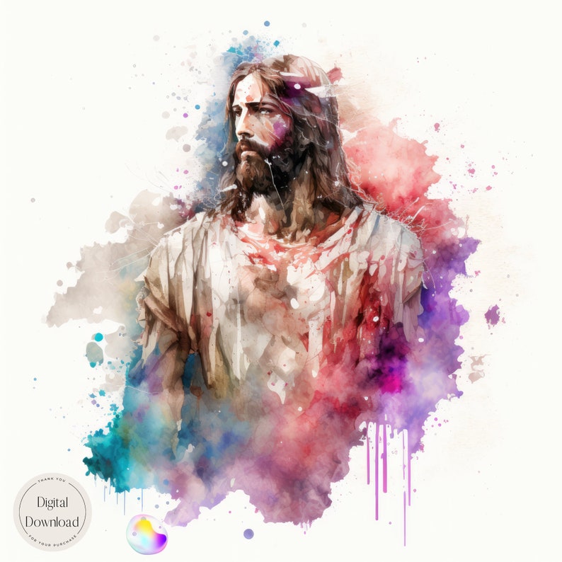 Jesus Christ Religious Printable Art 70 | Instant Download | Divine ...