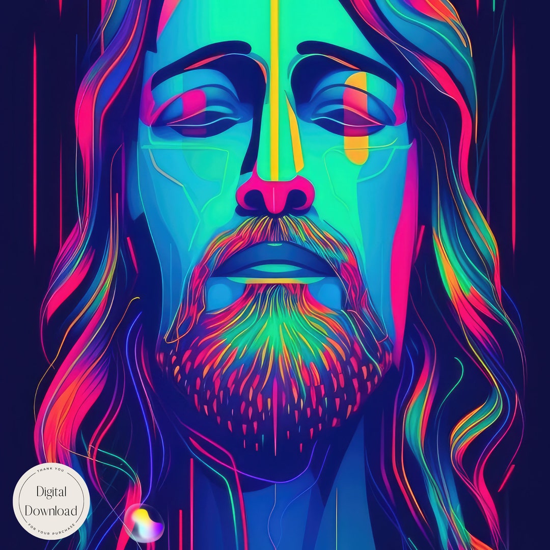 Jesus Christ Religious Printable Art 63 | Instant Download | Messiah's ...