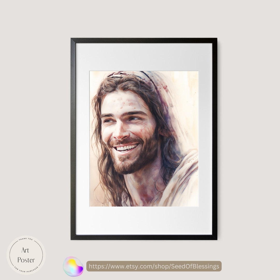 Christ the Redeemer Portrait Religious Art Christian Wall - Etsy