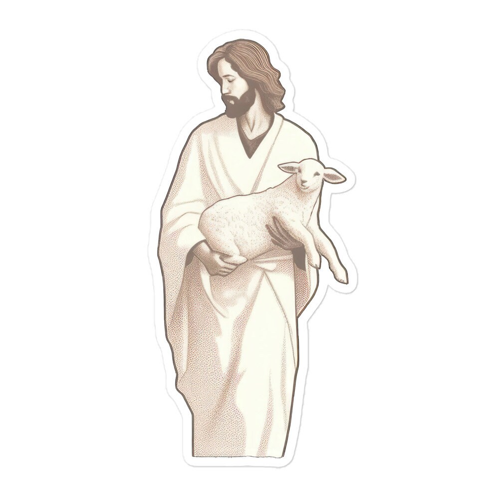 Faith-filled Jesus Christ Vinyl Sticker for Daily Reminders - Etsy