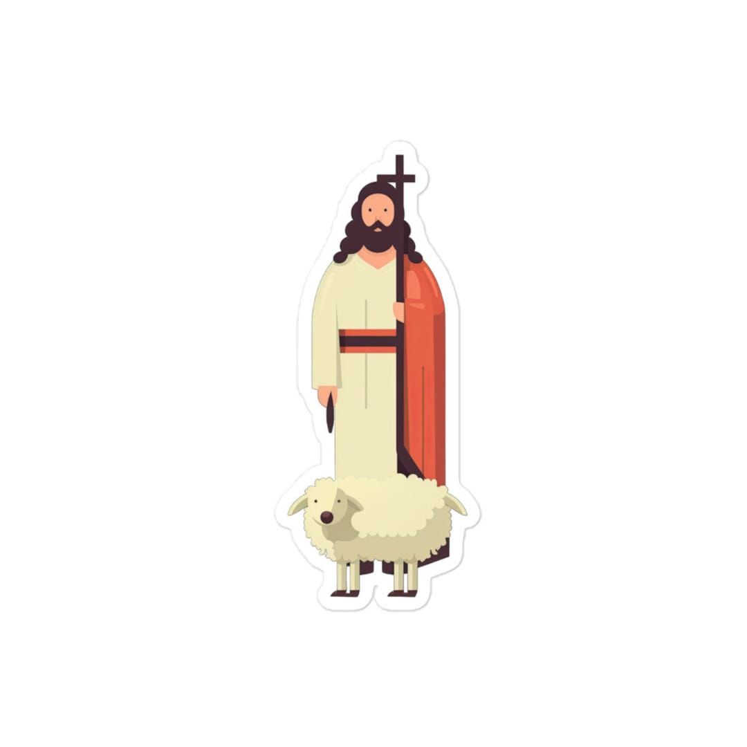 Christ the King Sticker for Reverent Devotion Cute Jesus Sticker Funny ...