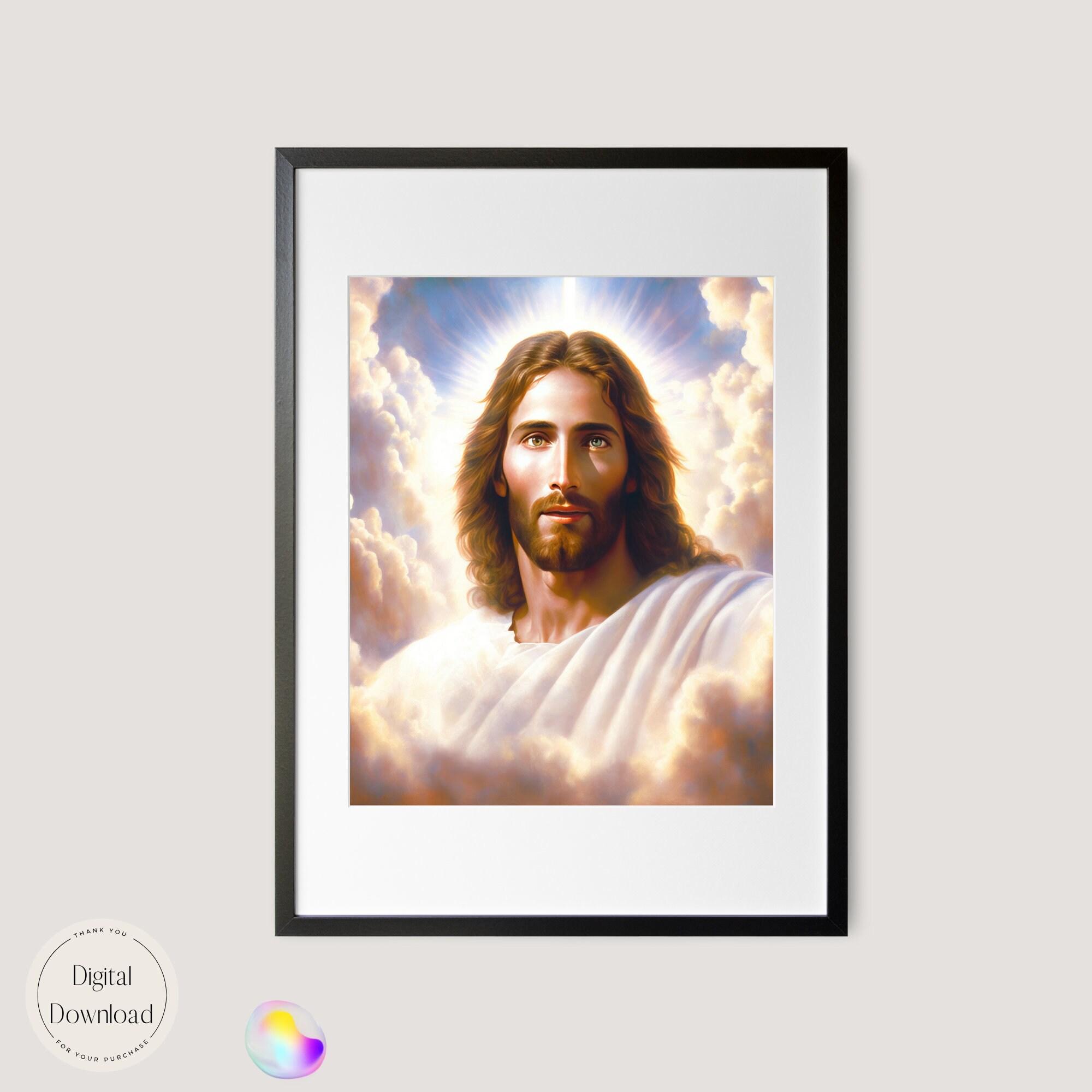 Jesus Christ Religious Printable Art 172 Instant Download Messiah's ...
