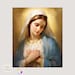 Mother Mary Religious Printable Art 573 Instant Download Immaculate ...