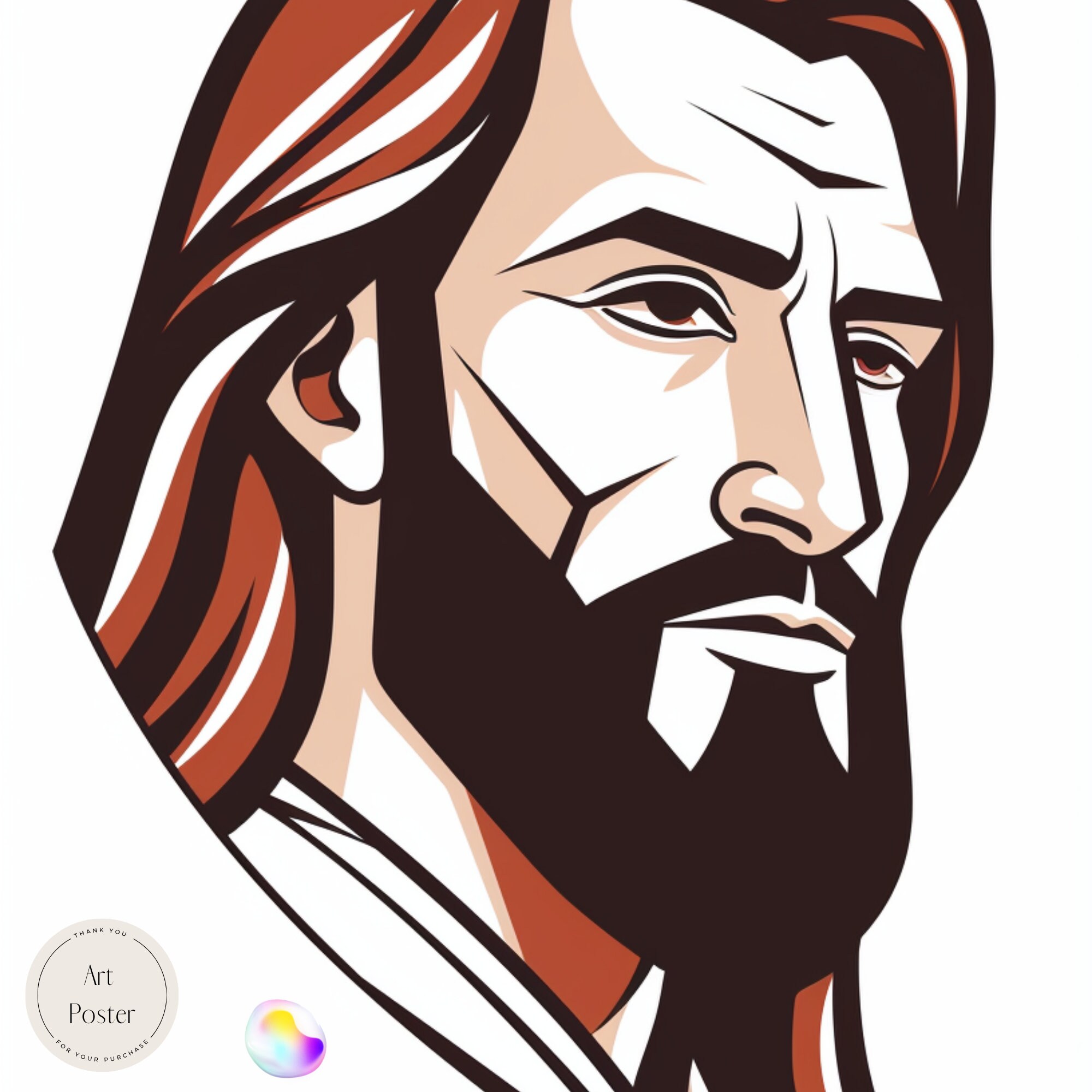 Christ the King: Religious Poster Immanuel, Light of the World Easter ...