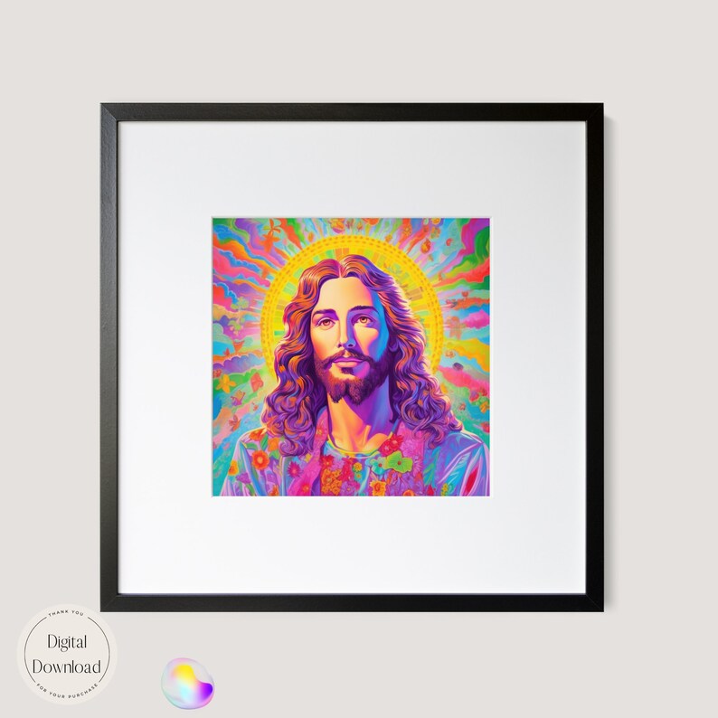 Jesus Christ Religious Printable Art 164 Instant Download Heavenly ...
