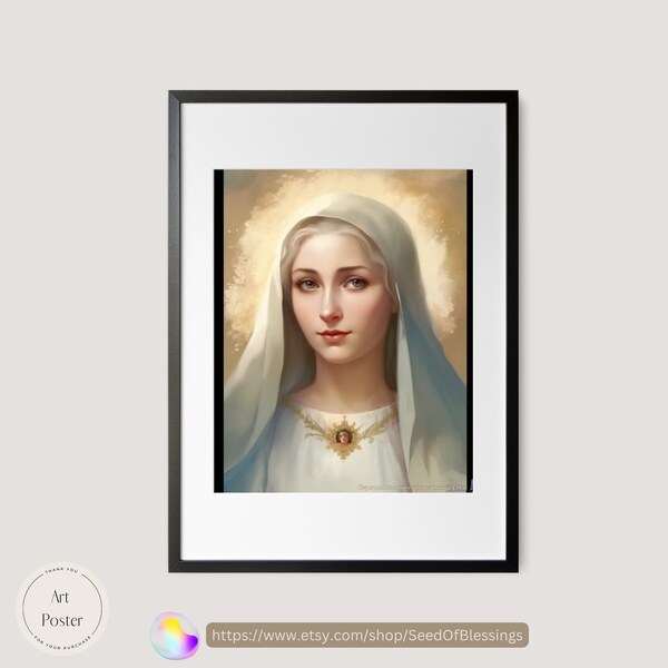 Our Lady of Fatima Poster - Etsy